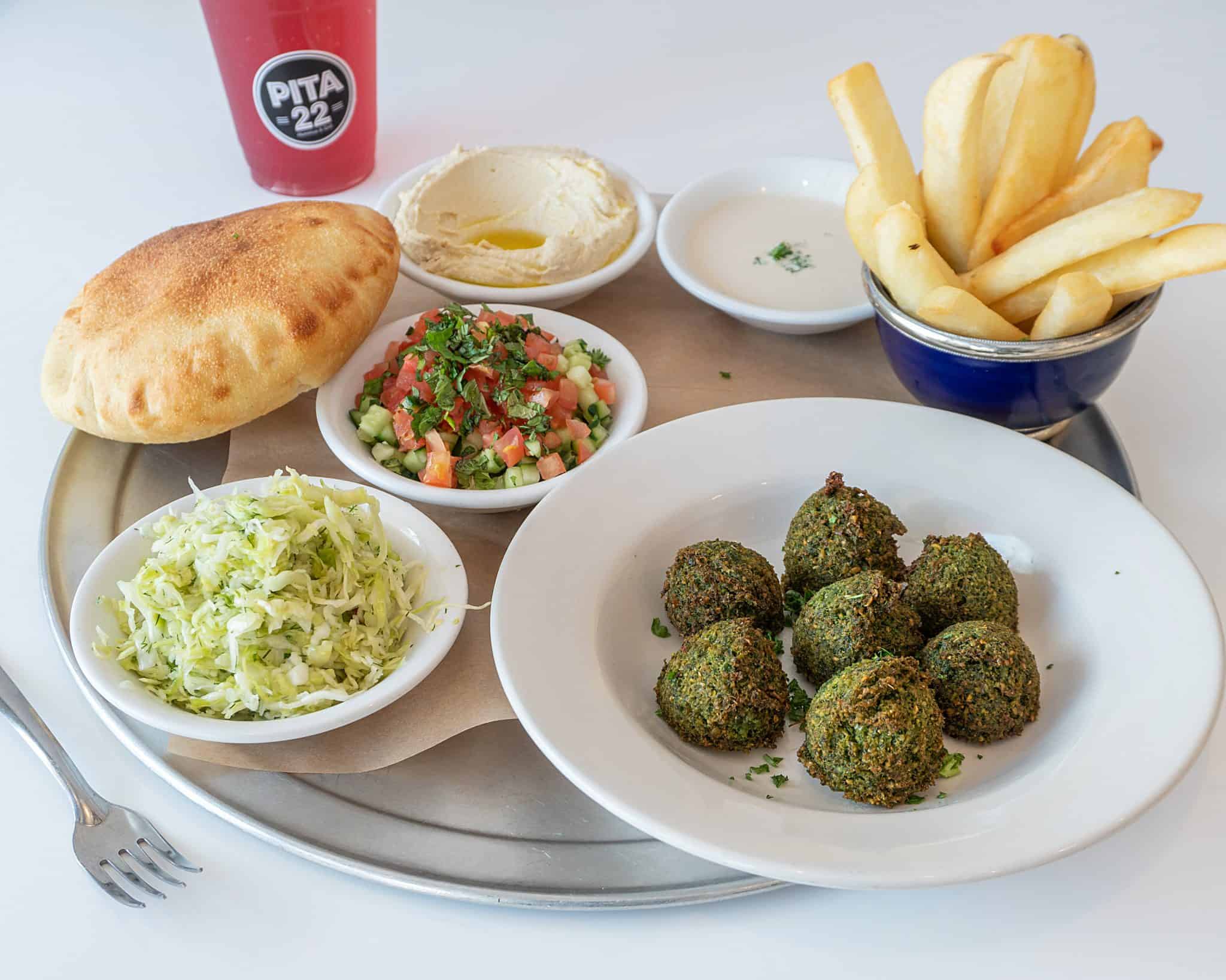 Falafel Plate - PITA 22